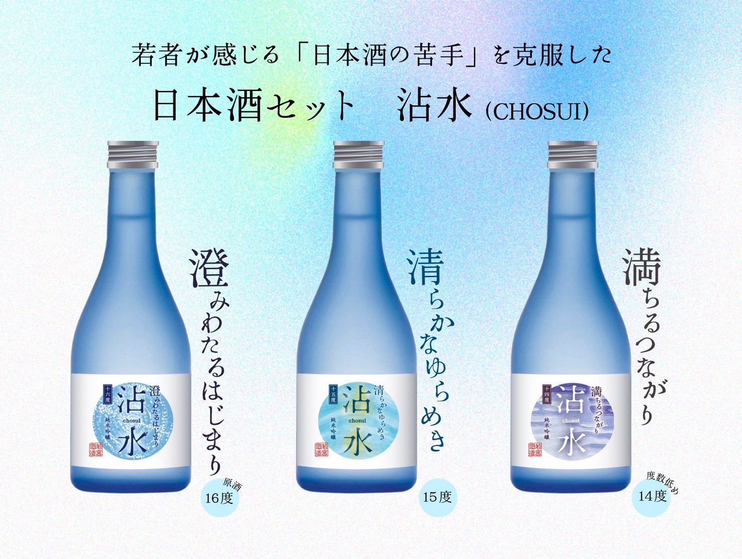 地域創生Tech Program生が企画・デザインした日本酒セット 「沾水（CHOSUI）」の先行販売が開始されました - 国立大学法人 京都 ...